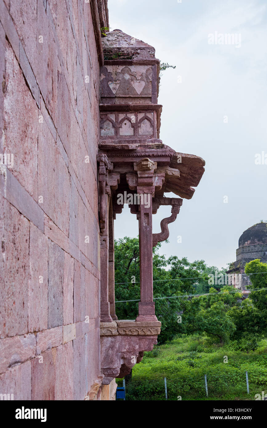 An old fort built by Mughal emperor in Madhya Pradesh, India Stock ...