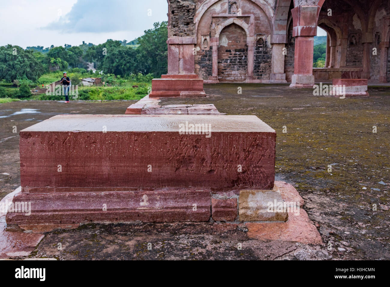 An old fort built by Mughal emperor in Madhya Pradesh, India Stock ...