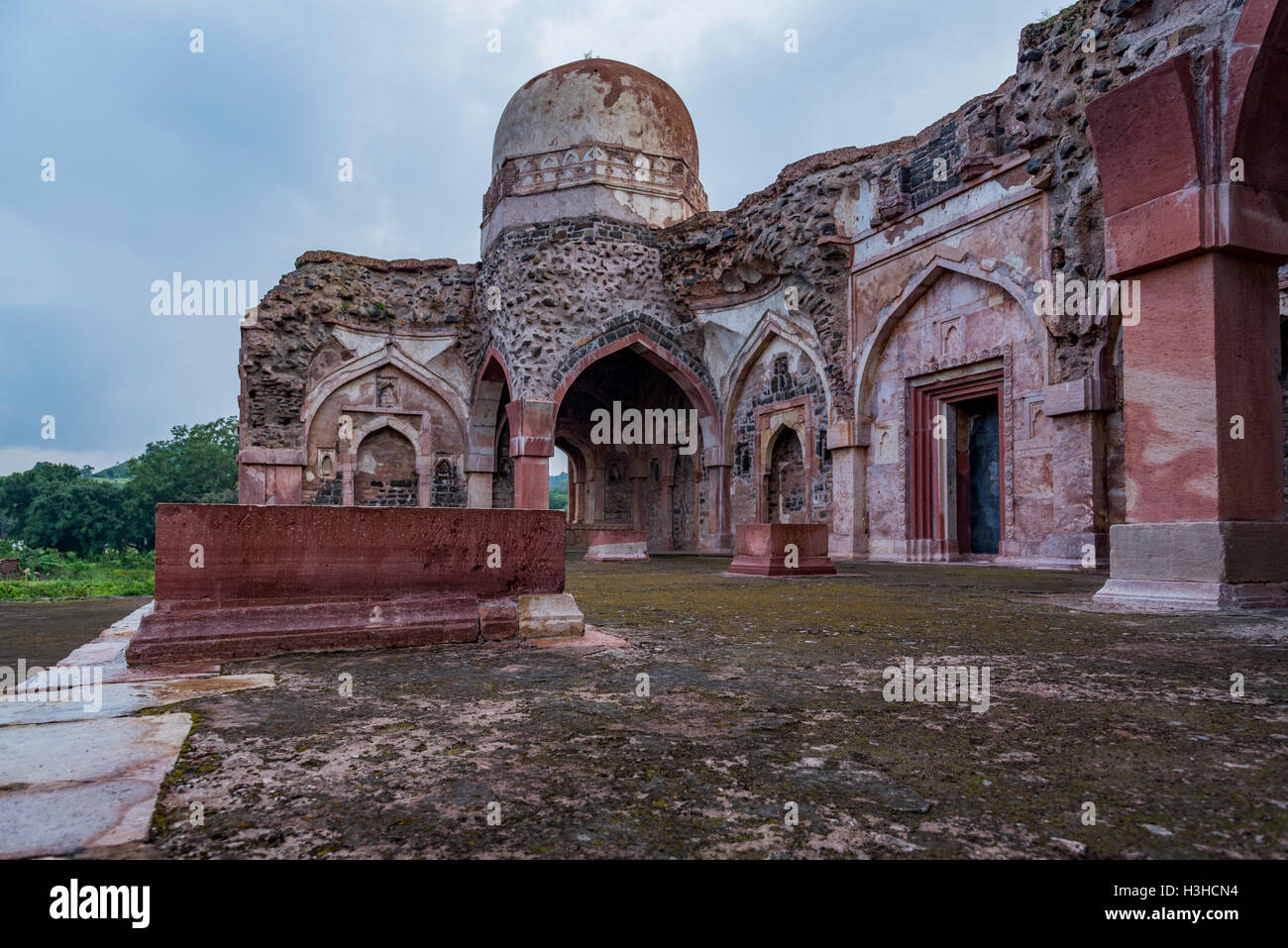 An old fort built by Mughal emperor in Madhya Pradesh, India Stock ...