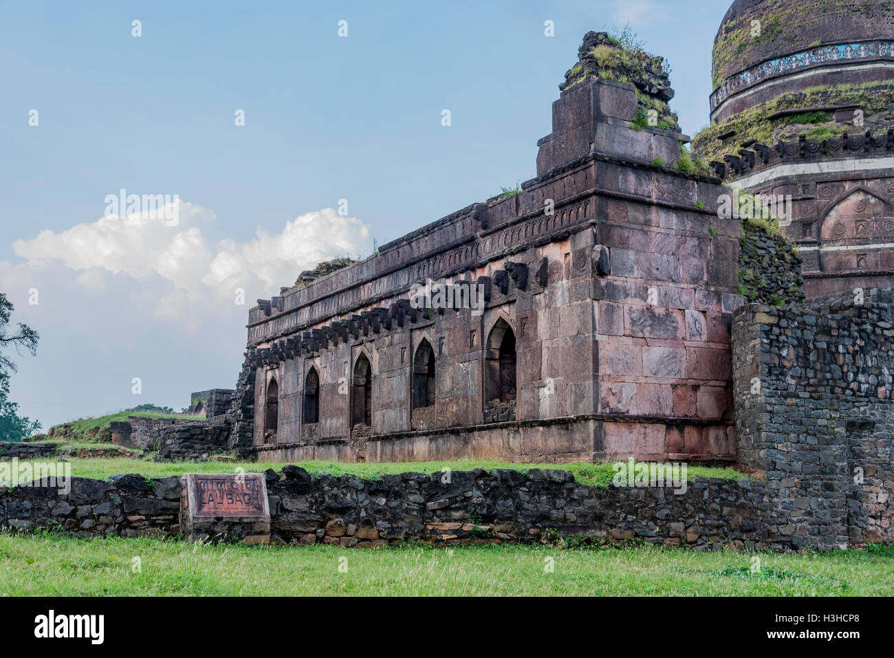 An old fort built by Mughal emperor in Madhya Pradesh, India Stock ...