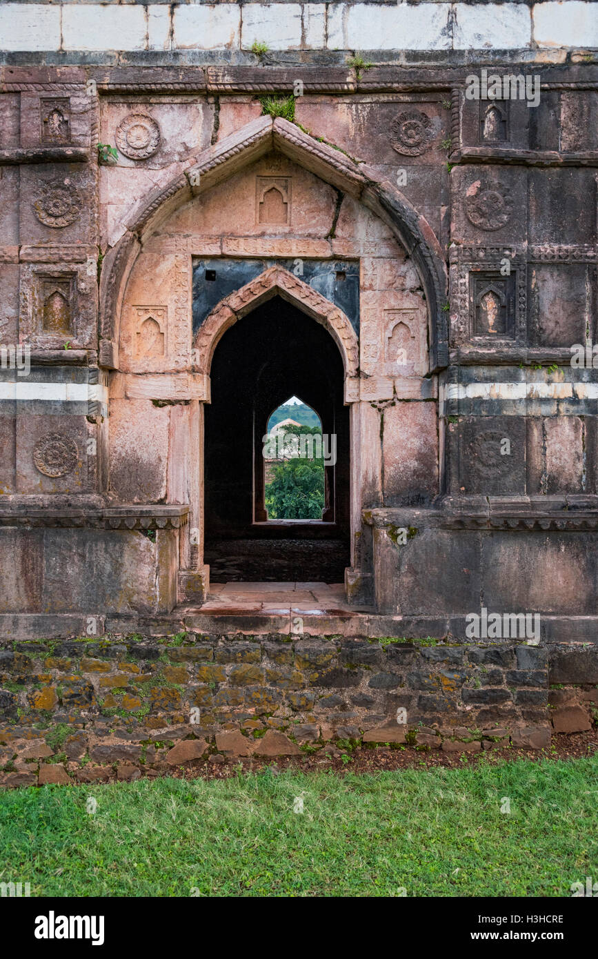 An old fort built by Mughal emperor in Madhya Pradesh, India Stock ...