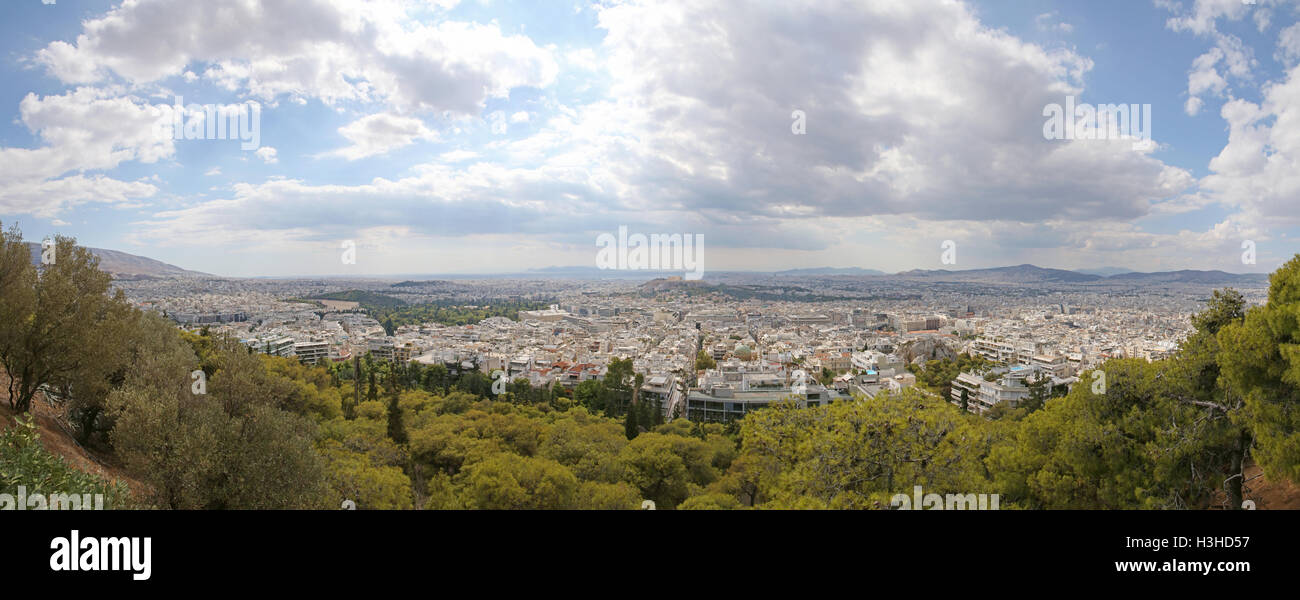 Panoramic acropolis hi-res stock photography and images - Alamy