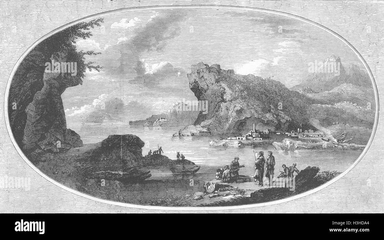 LANDSCAPES A Landscape 1855. Illustrated London News Stock Photo - Alamy