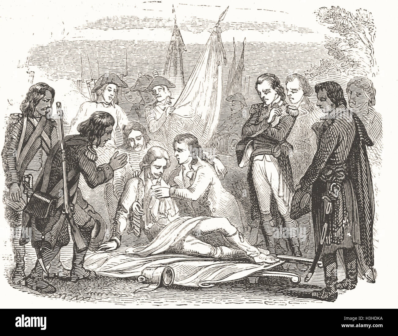 DEATH OF GENERAL MARCEAU Stock Photo - Alamy