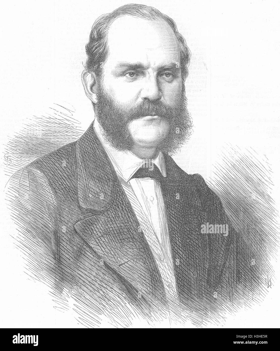 SPAIN Revolution Adm Topete 1868. Illustrated London News Stock Photo ...