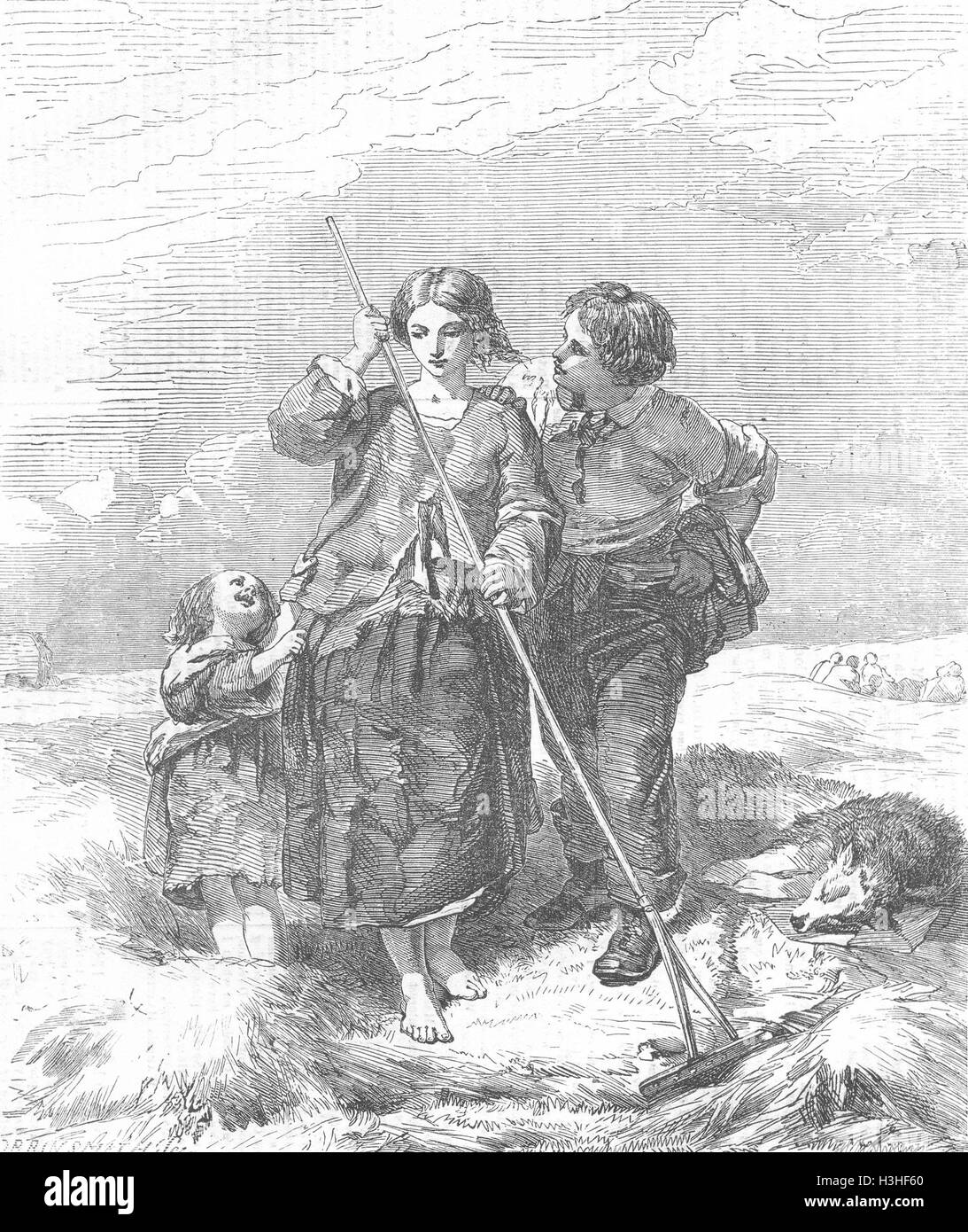 Children field Black and White Stock Photos & Images - Alamy