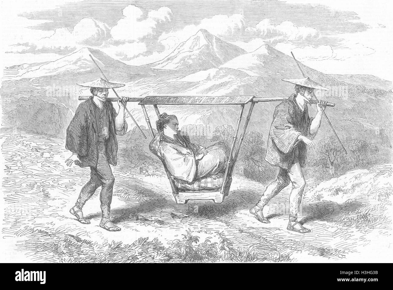 Japanese transport 19th century hi-res stock photography and images - Alamy