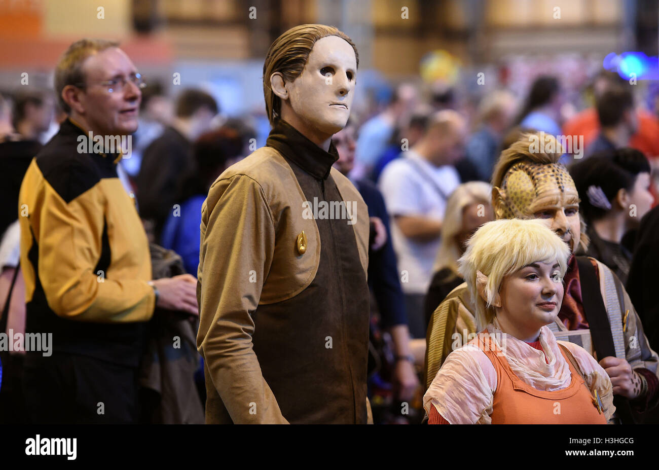 People in costume during Destination Star Trek Europe at The NEC in ...