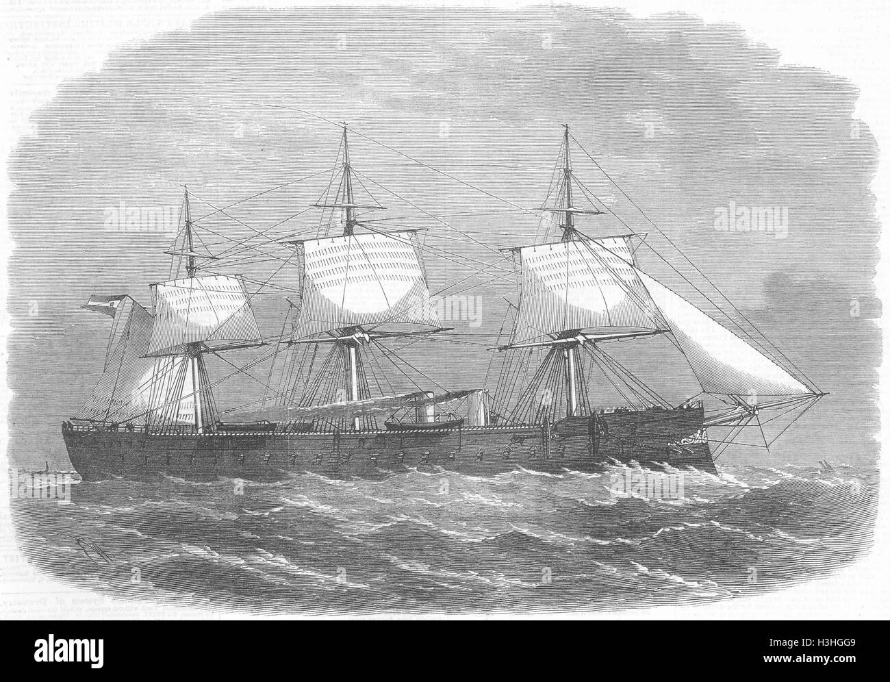 19th Century Thames Ships Stock Photos & 19th Century Thames Ships ...