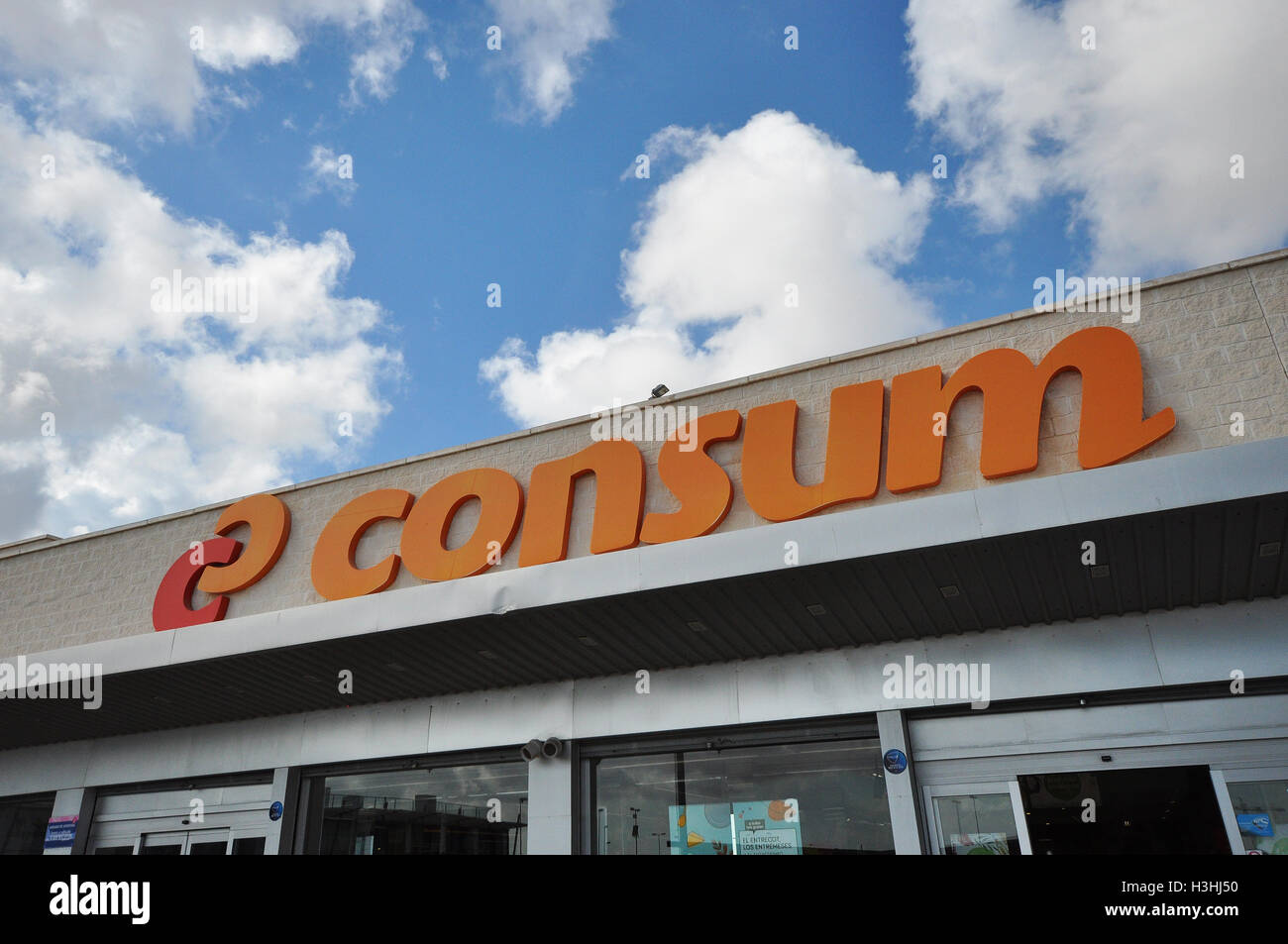 Consum supermarket in Ciudad Quesada. Spanish shop, store chain in ...