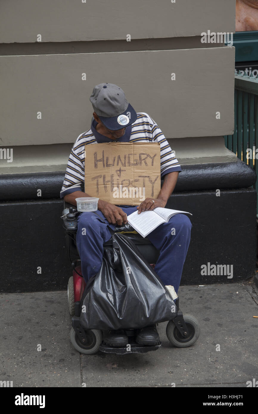 Disabled Homeless Man High Resolution Stock Photography and Images - Alamy