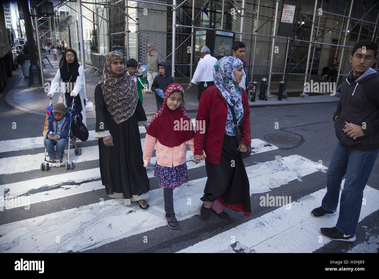 United American Muslim Day Parade on Madison Avenue in New York City ...