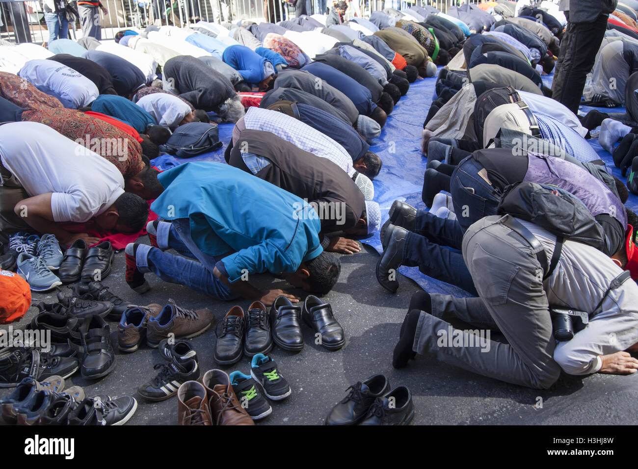 United American Muslim Day Parade on Madison Avenue in New York City ...