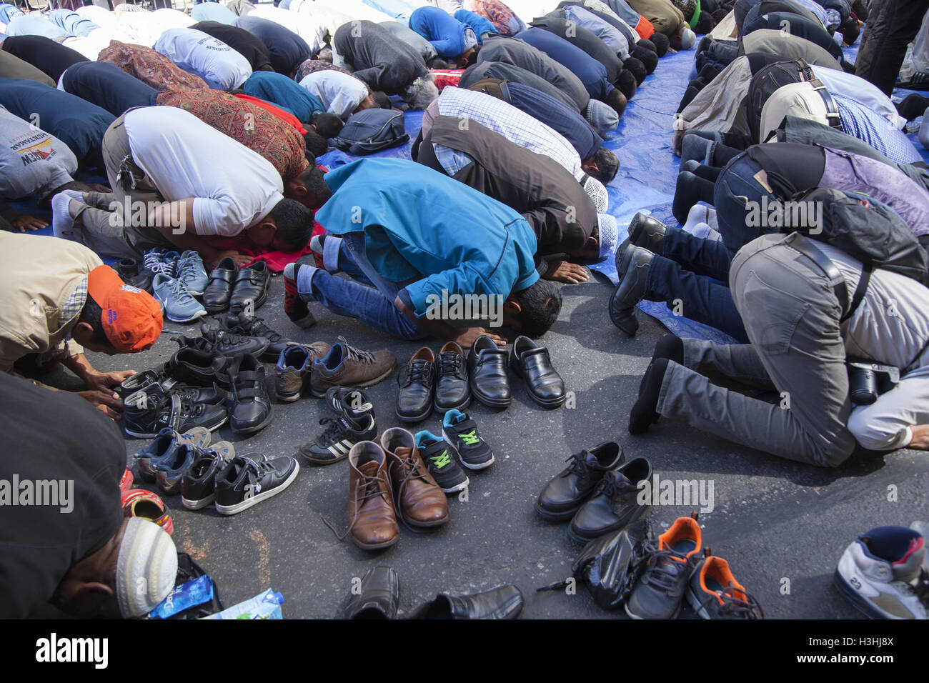 United American Muslim Day Parade on Madison Avenue in New York City ...