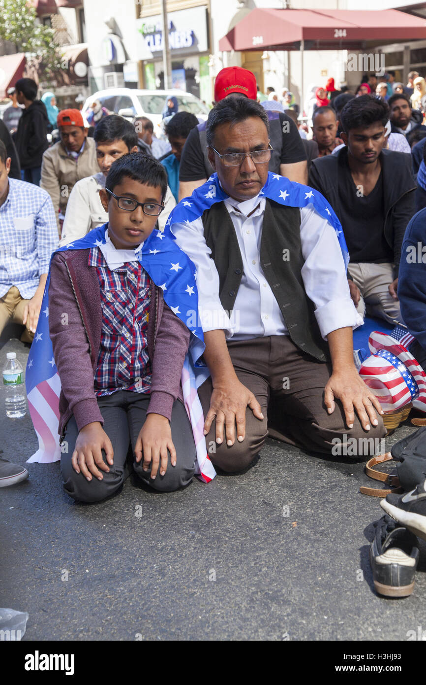 United American Muslim Day Parade on Madison Avenue in New York City ...