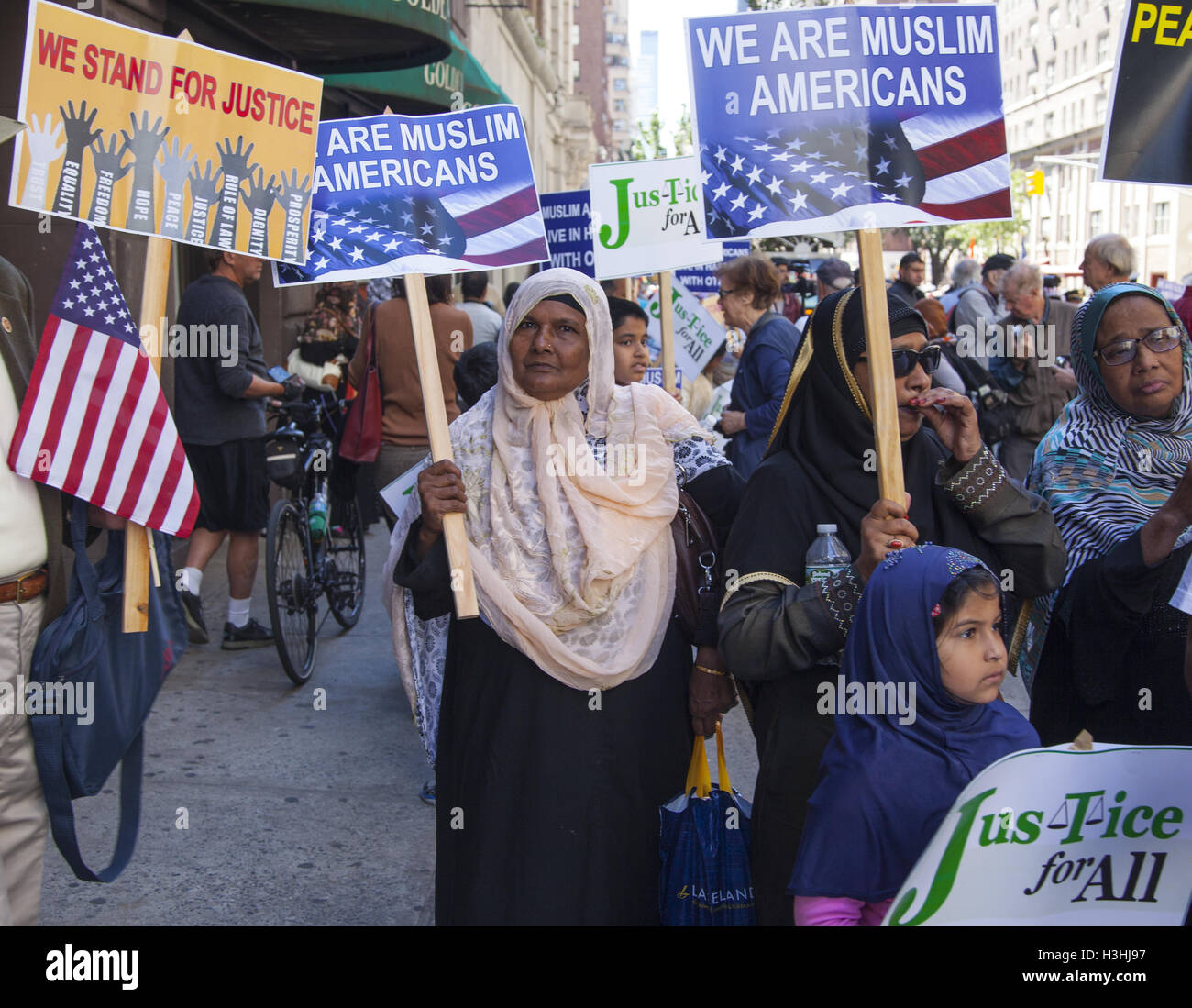 United American Muslim Day Parade on Madison Avenue in New York City ...