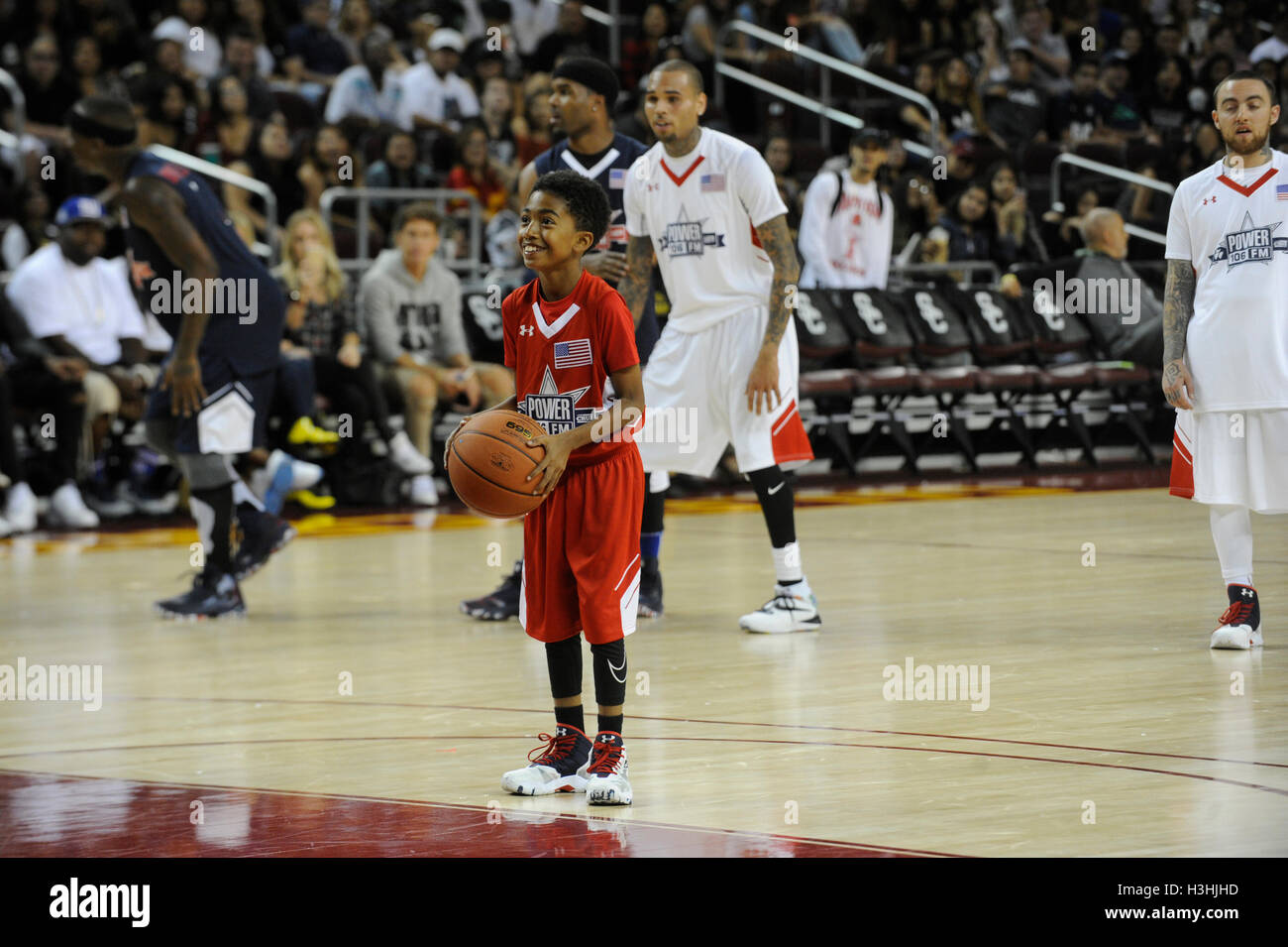 at the 2016 Power 106 All Star Celebrity Basketball Game at the USC ...