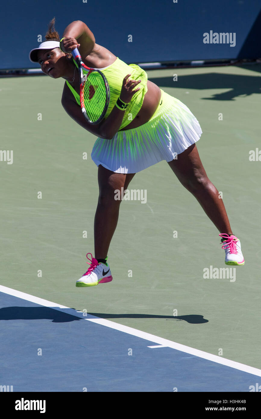Taylor Townsend (USA) competing in the 2016 US Open Stock Photo - Alamy