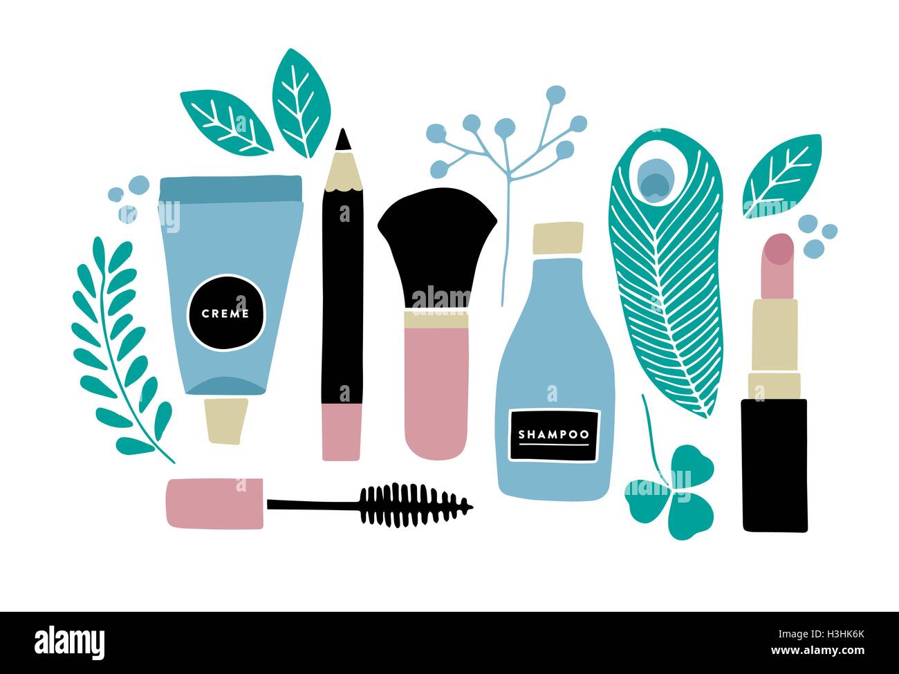 Natural products vector vectors Cut Out Stock Images & Pictures - Alamy