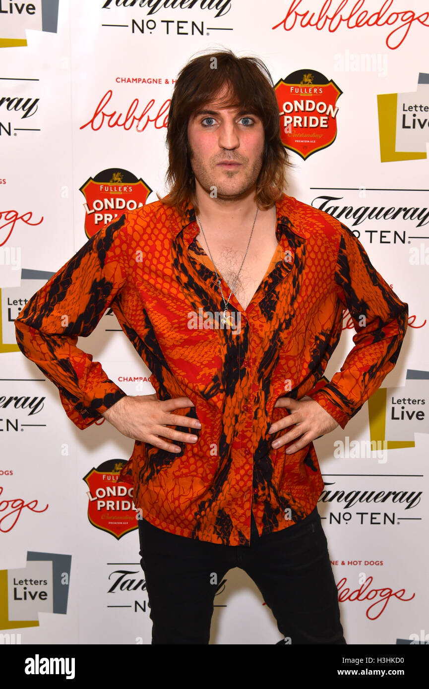 Noel Fielding attends the fifth night of the Letters Live series at the ...