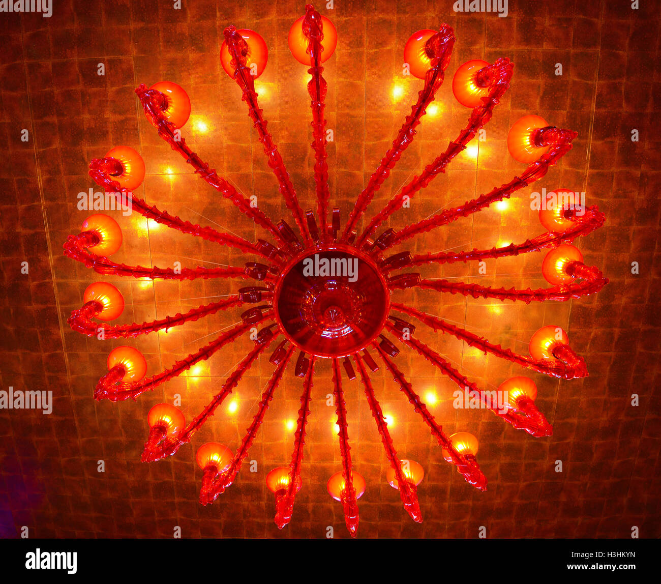 Red ceiling hi-res stock photography and images - Alamy