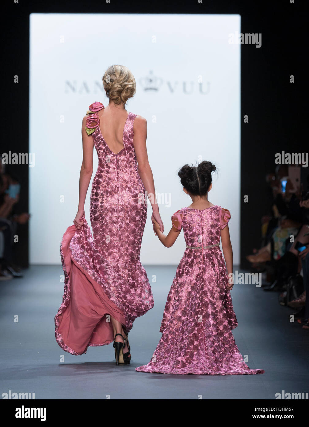 New York, NY USA - September 11, 2016: Young and adult models walk ...