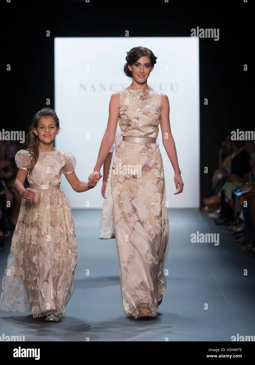 New York, NY USA - September 11, 2016: Young and adult models walk ...