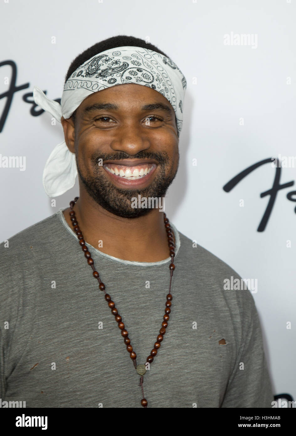 Charlie B Real attends Fender Hollywood Office Grand Opening ...
