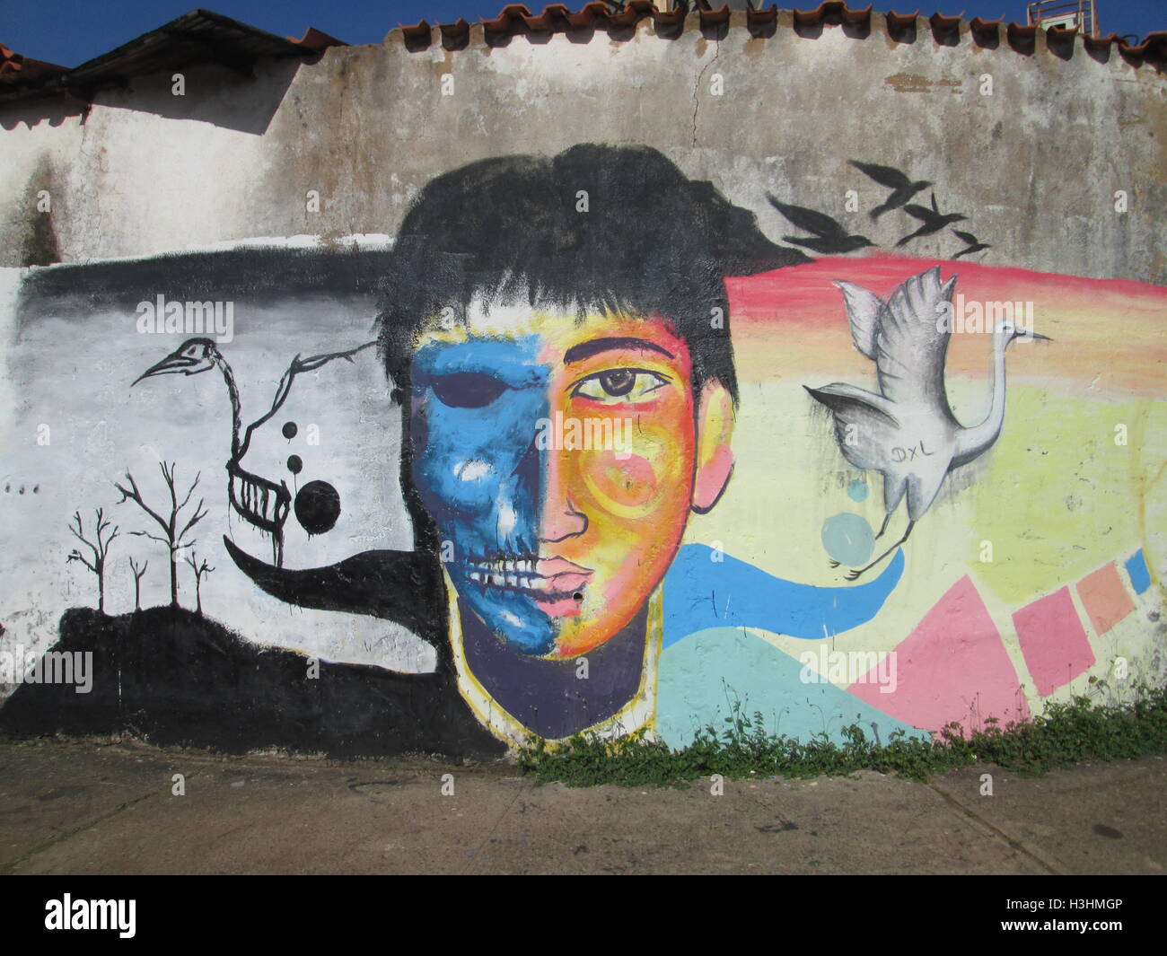 Two sides of the environment Stock Photo - Alamy