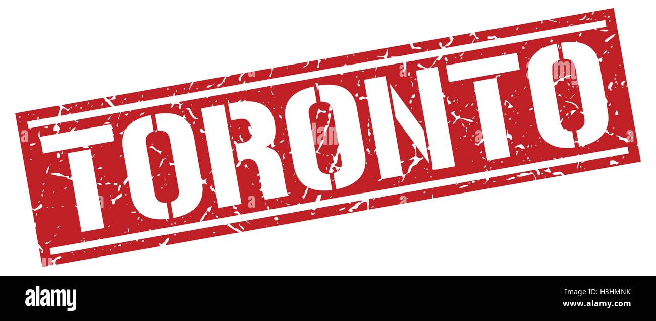 Toronto red square stamp Stock Vector Image & Art - Alamy