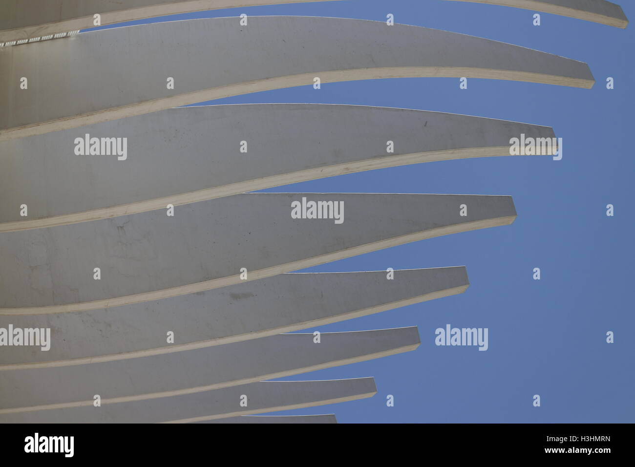 Modern promenade roof section Stock Photo - Alamy