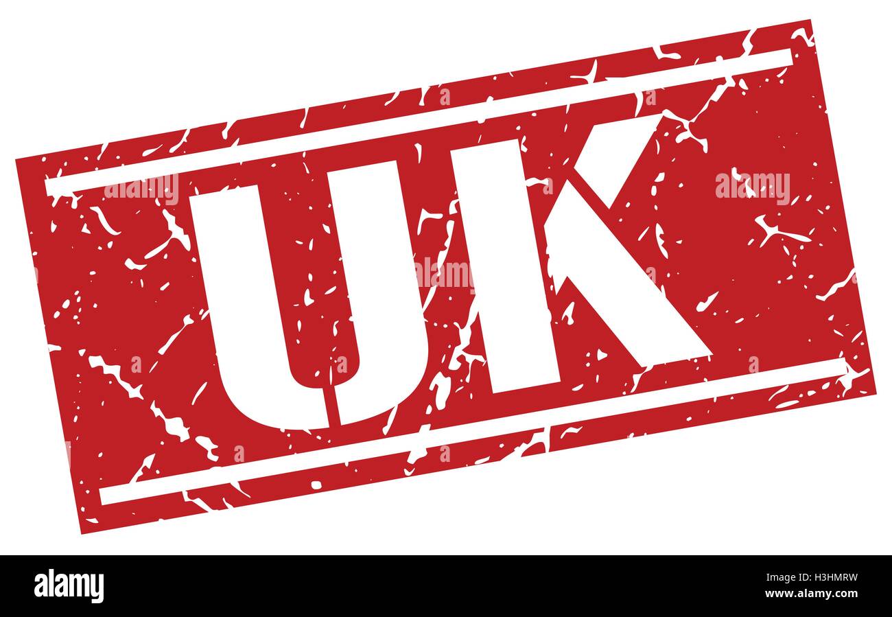 uk red square stamp Stock Vector Image & Art - Alamy