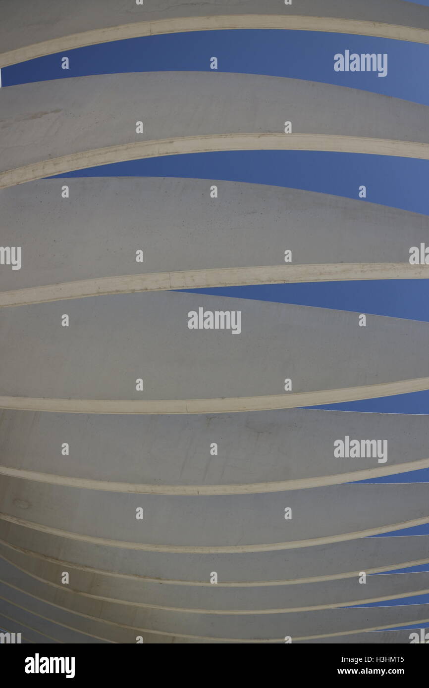 Modern promenade roof section Stock Photo - Alamy