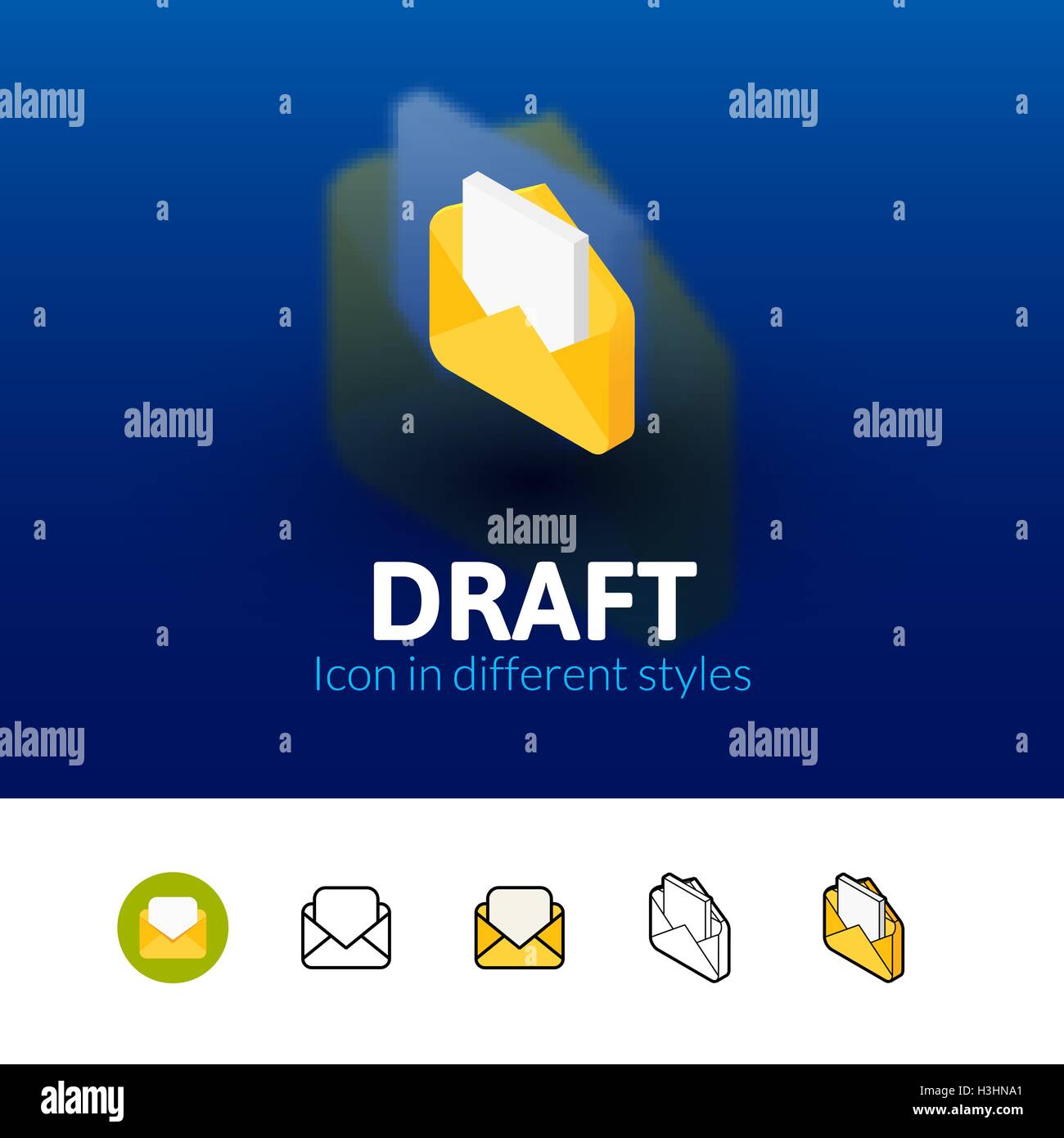 Digital draft Stock Vector Images - Alamy