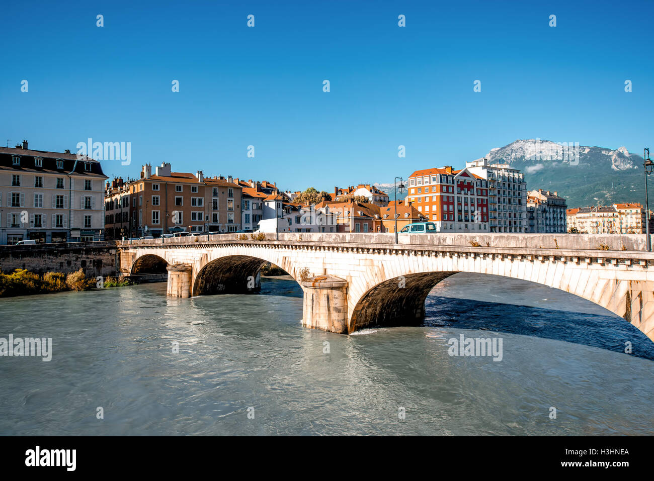 Grenoble city in France Stock Photo - Alamy