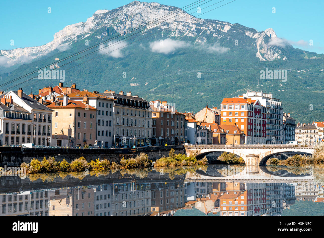 Grenoble city in France Stock Photo - Alamy