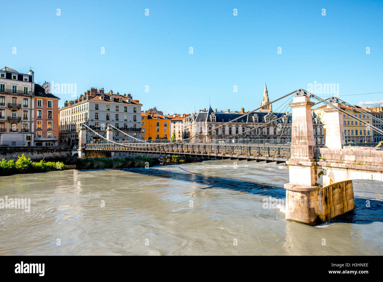 Grenoble city in France Stock Photo - Alamy