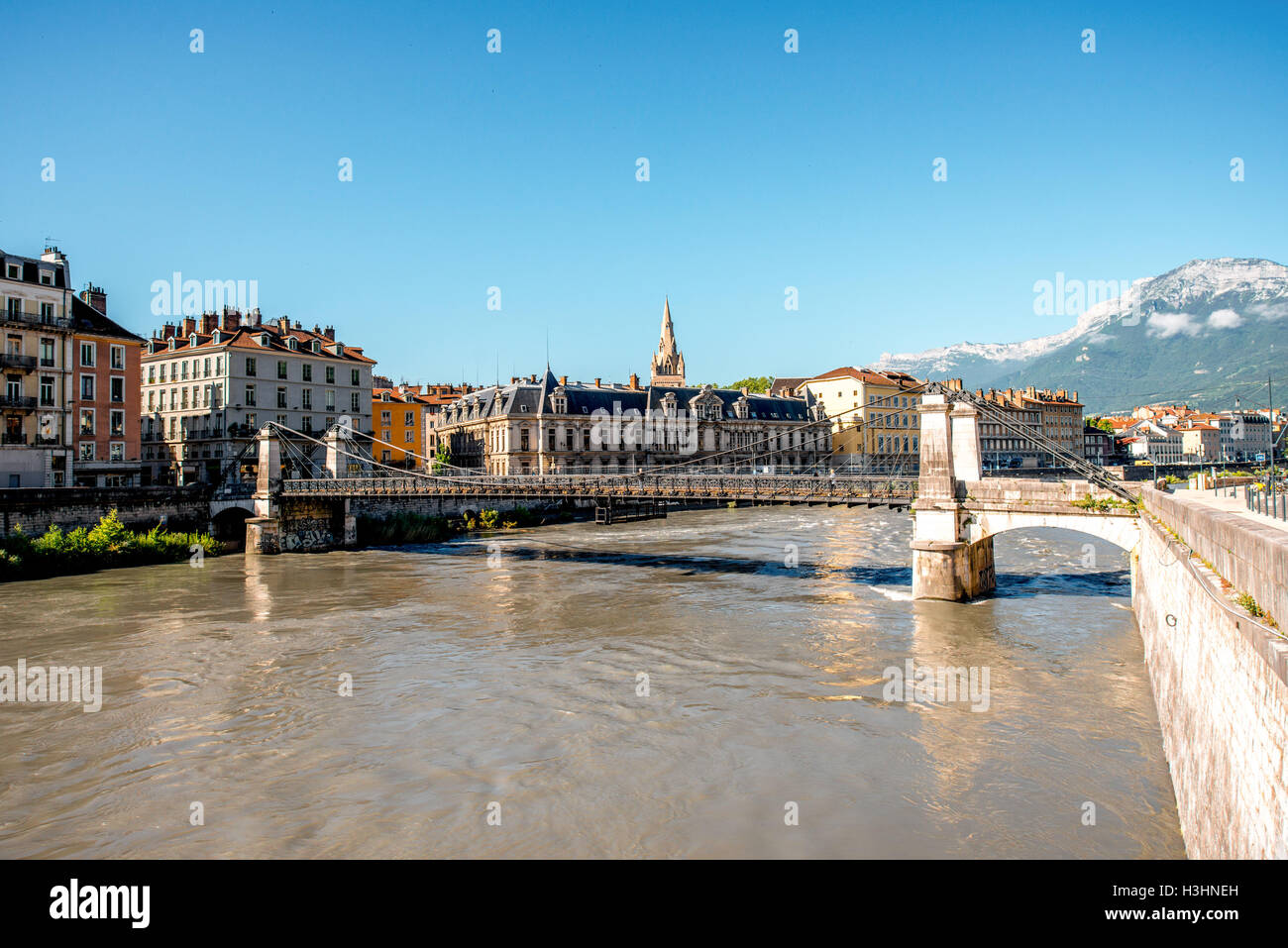 Grenoble city in France Stock Photo - Alamy