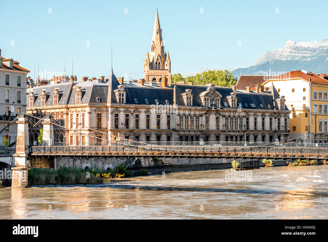 Grenoble city in France Stock Photo - Alamy