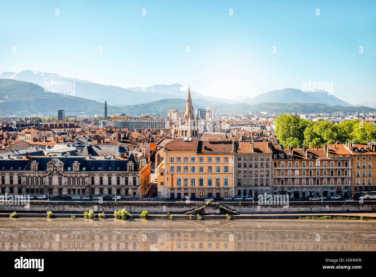 Grenoble city in France Stock Photo - Alamy
