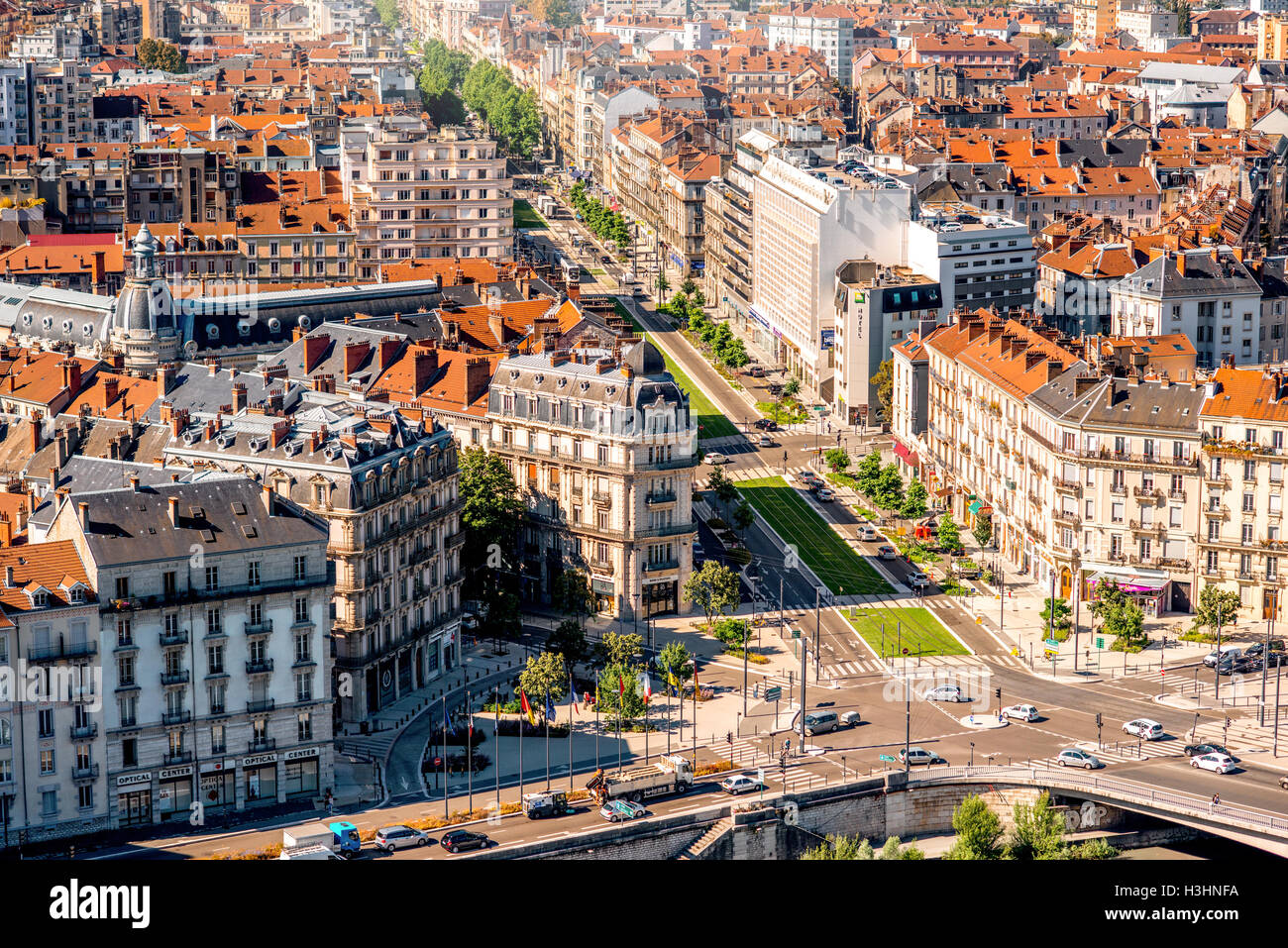 Grenoble city in France Stock Photo - Alamy