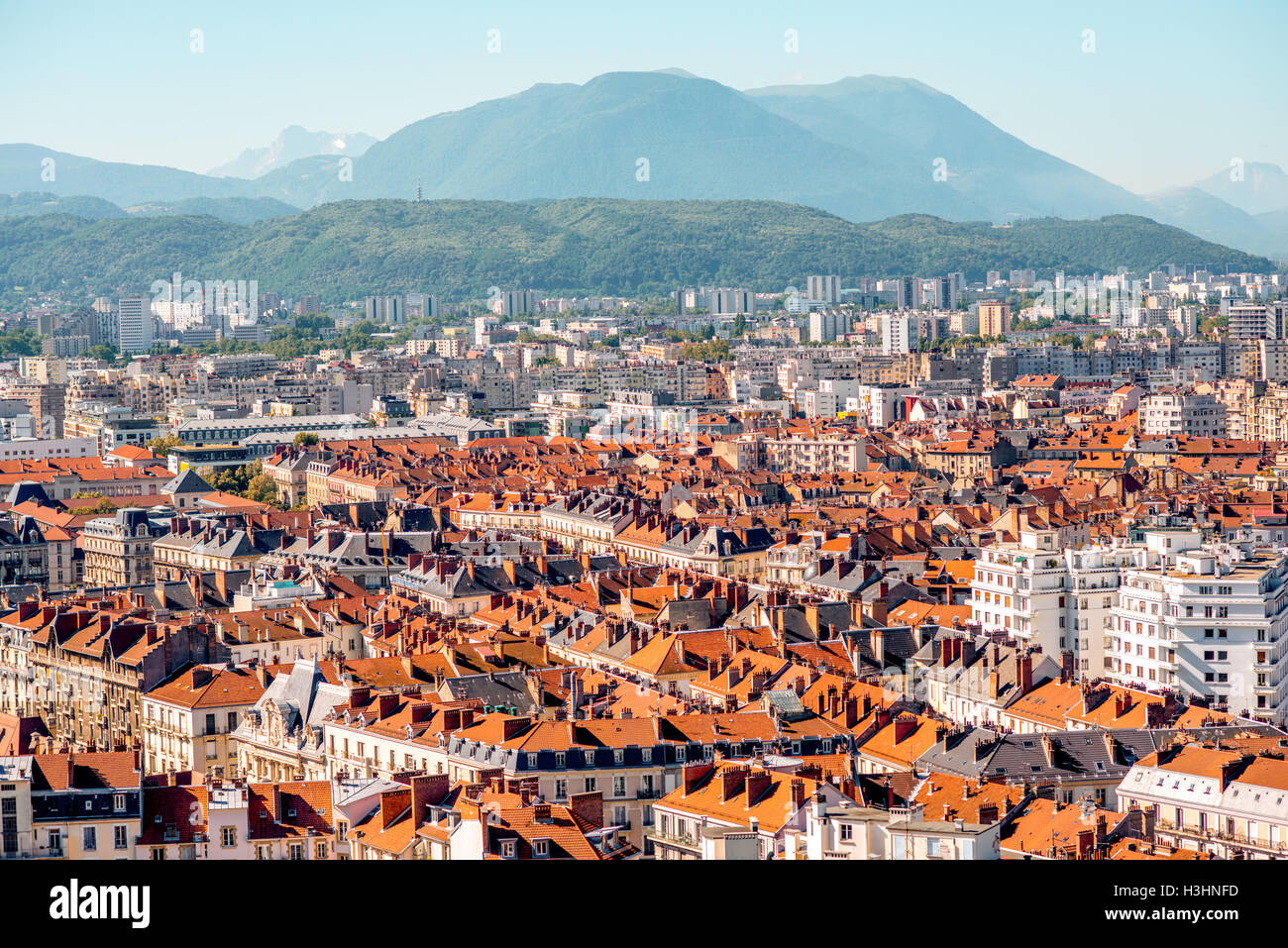 Grenoble city in France Stock Photo - Alamy