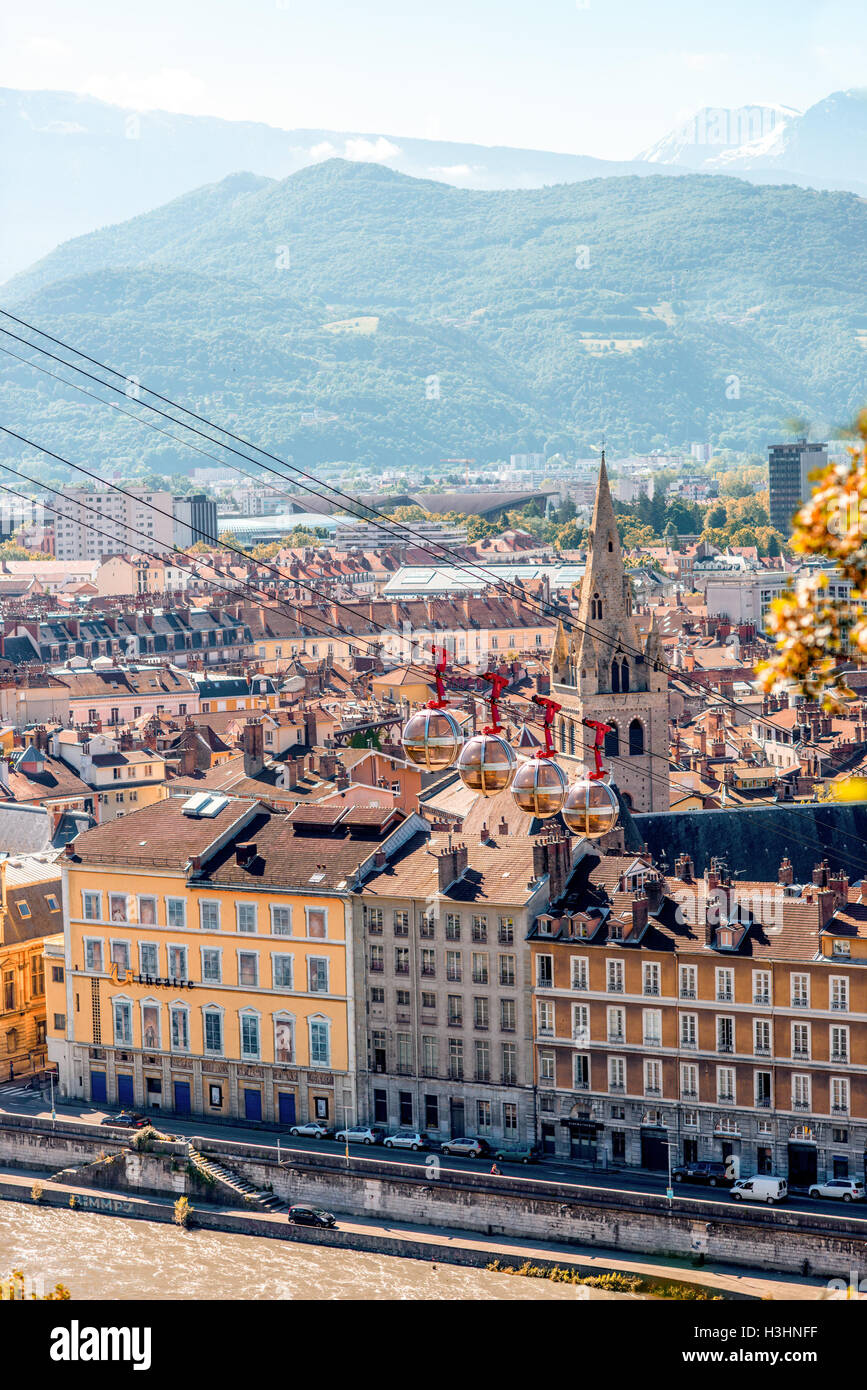 Grenoble city in France Stock Photo - Alamy