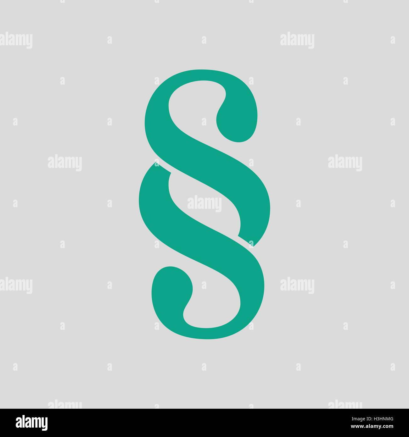 Paragraph symbol icon. Gray background with green. Vector illustration ...