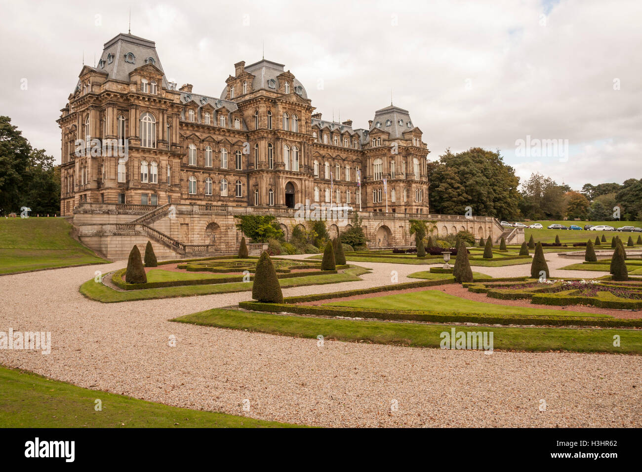 External view of Bowes Museum,Barnard Castle,Co.Durham,England. Visited ...