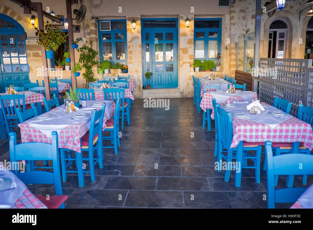 beautiful town of chania,west crete,greece Stock Photo - Alamy