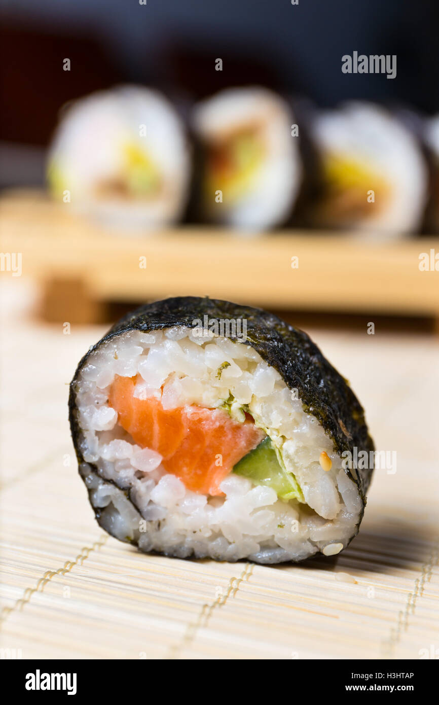 Japanese seafood sushi Stock Photo - Alamy