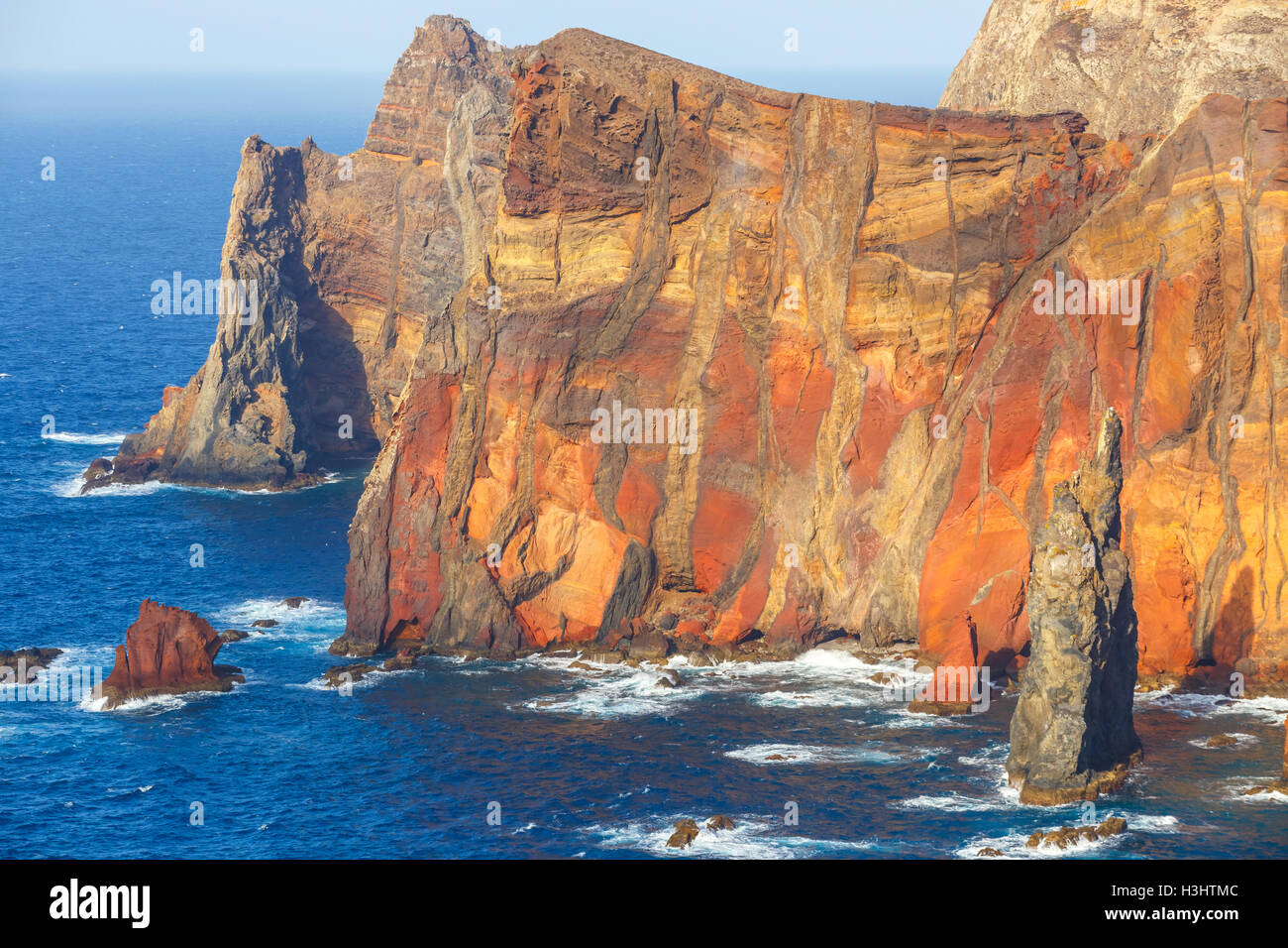 cliffs at the Ponta de Sao Lourenco, Madeira, Portugal Stock Photo - Alamy
