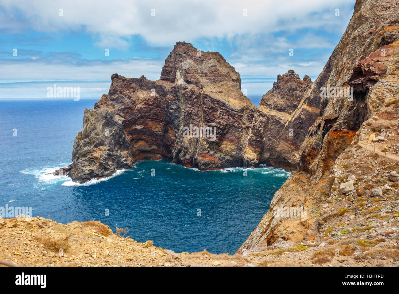 cliffs at Ponta de Sao Lourenco, Madeira, Portugal Stock Photo - Alamy