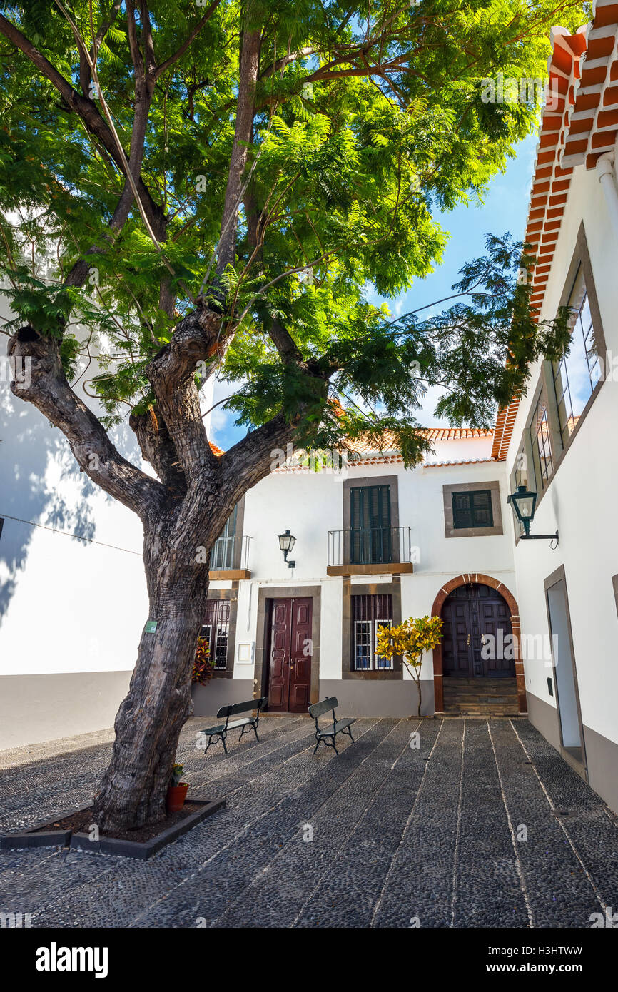 Catholic church in Funchal, Madeira Island, Portugal Stock Photo - Alamy